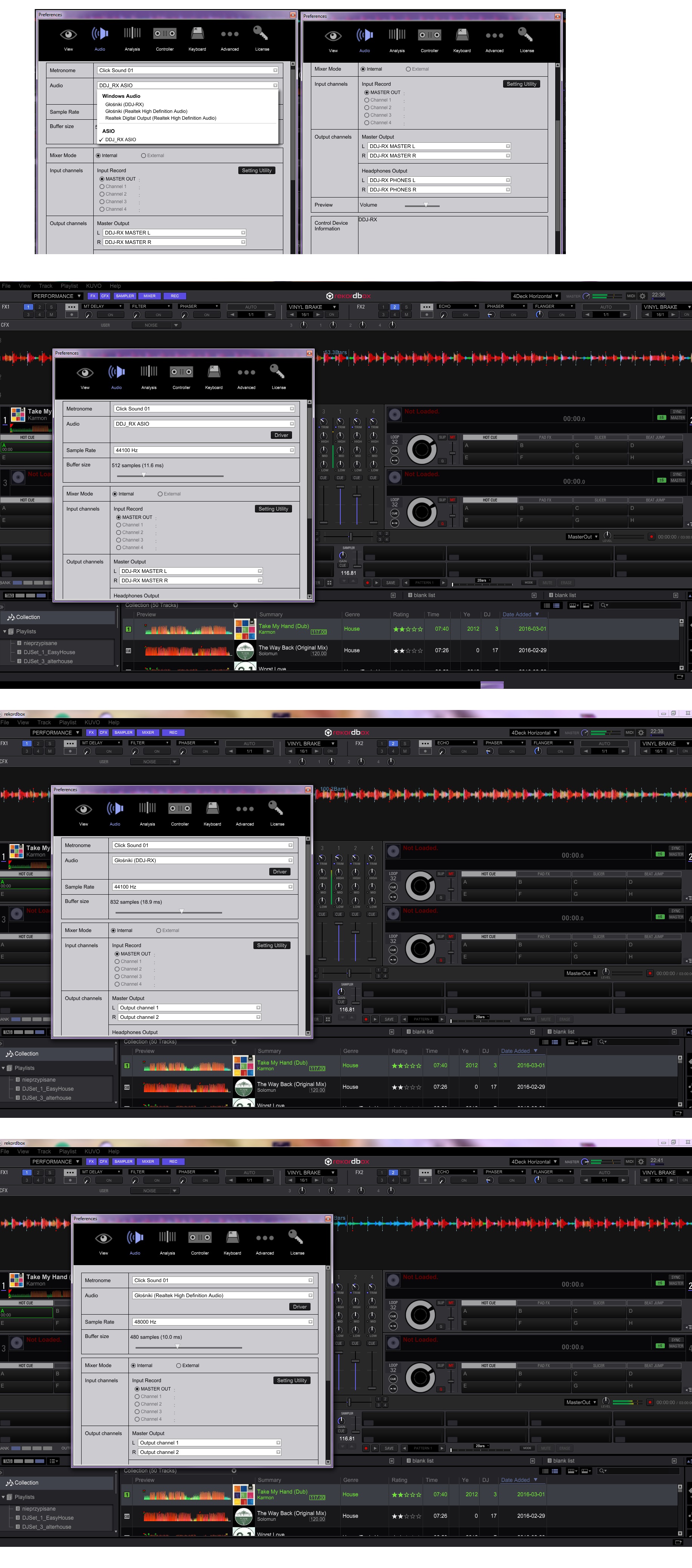 DDJ RX ASIO - no sound – Pioneer DJ